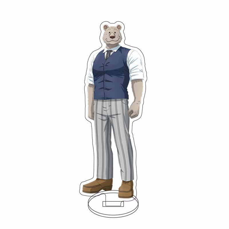 15CM Fun BEASTARS Character Standing Sign Anime Figure Legoshi Louis ...