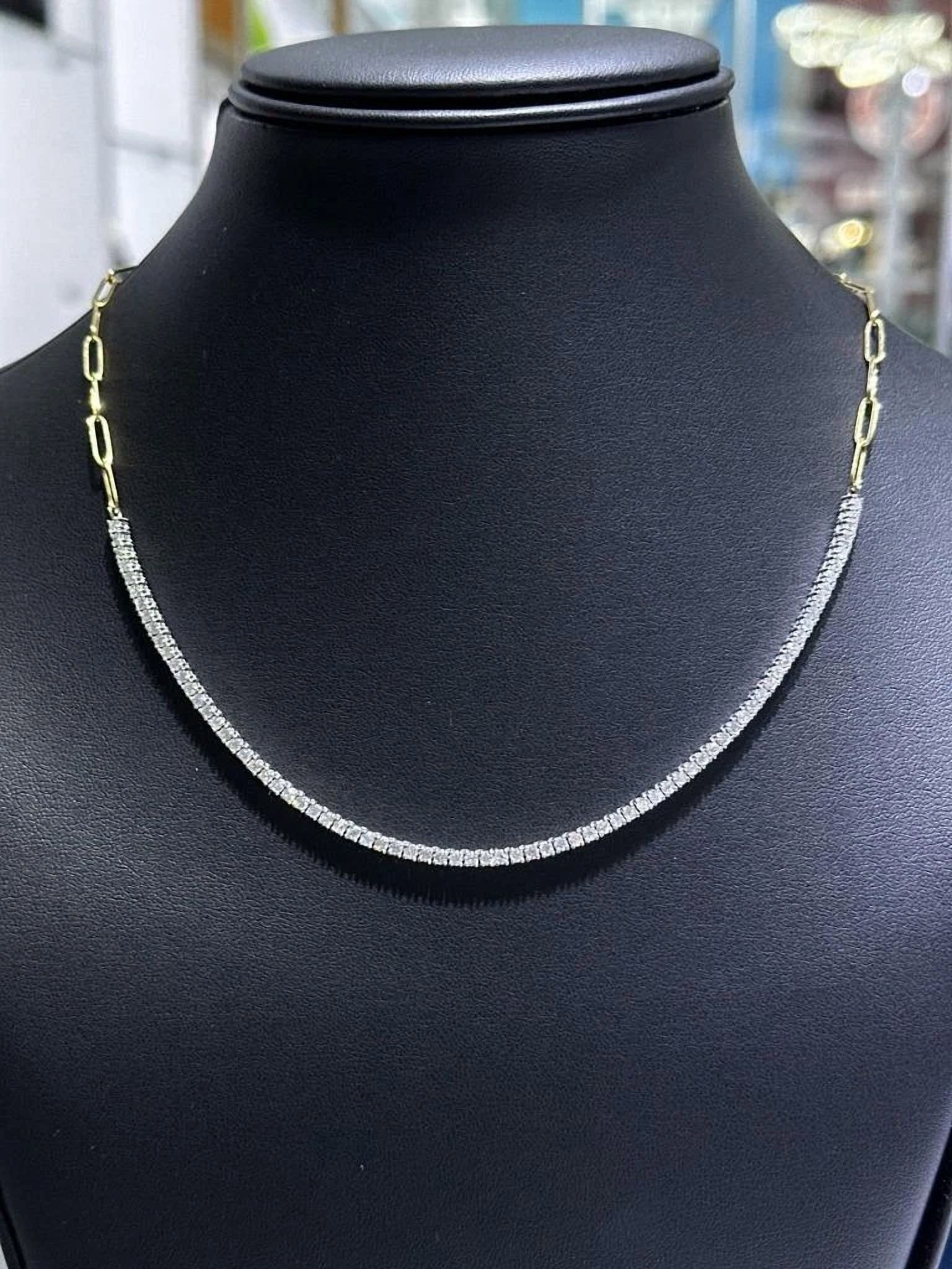 15Ct Round Cut Simulated Diamond Women Lariat Drop Necklace 14K White ...