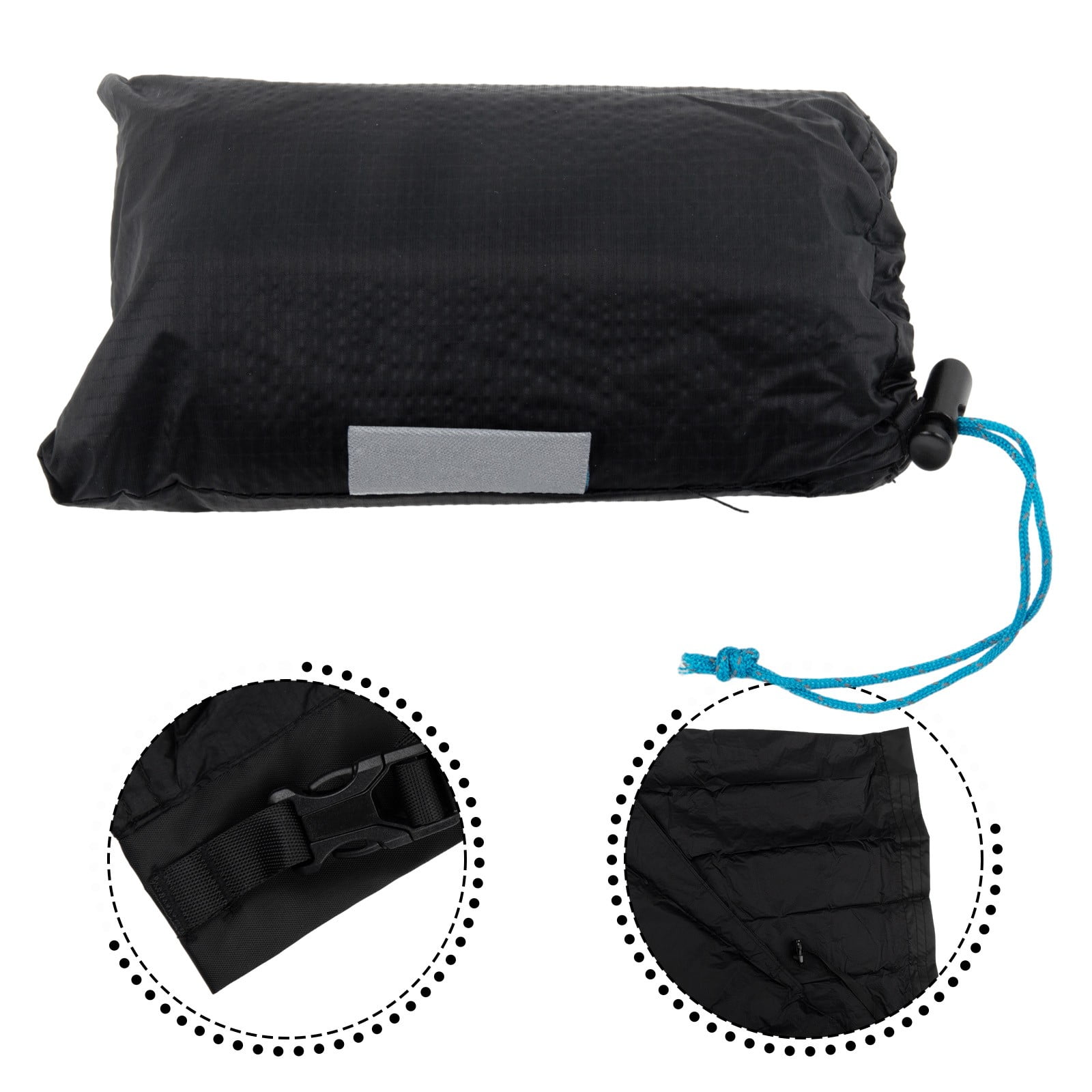 15D Nylon Ultra-Light Rain Skirt Waterproof Kilt Rain Pants Hiking Half ...