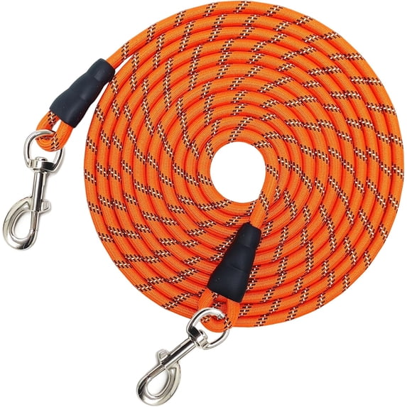 15FT 20FT 30FT 50FT Long Dog Tether, Reflective Tie Out Rope Dog Lead ...