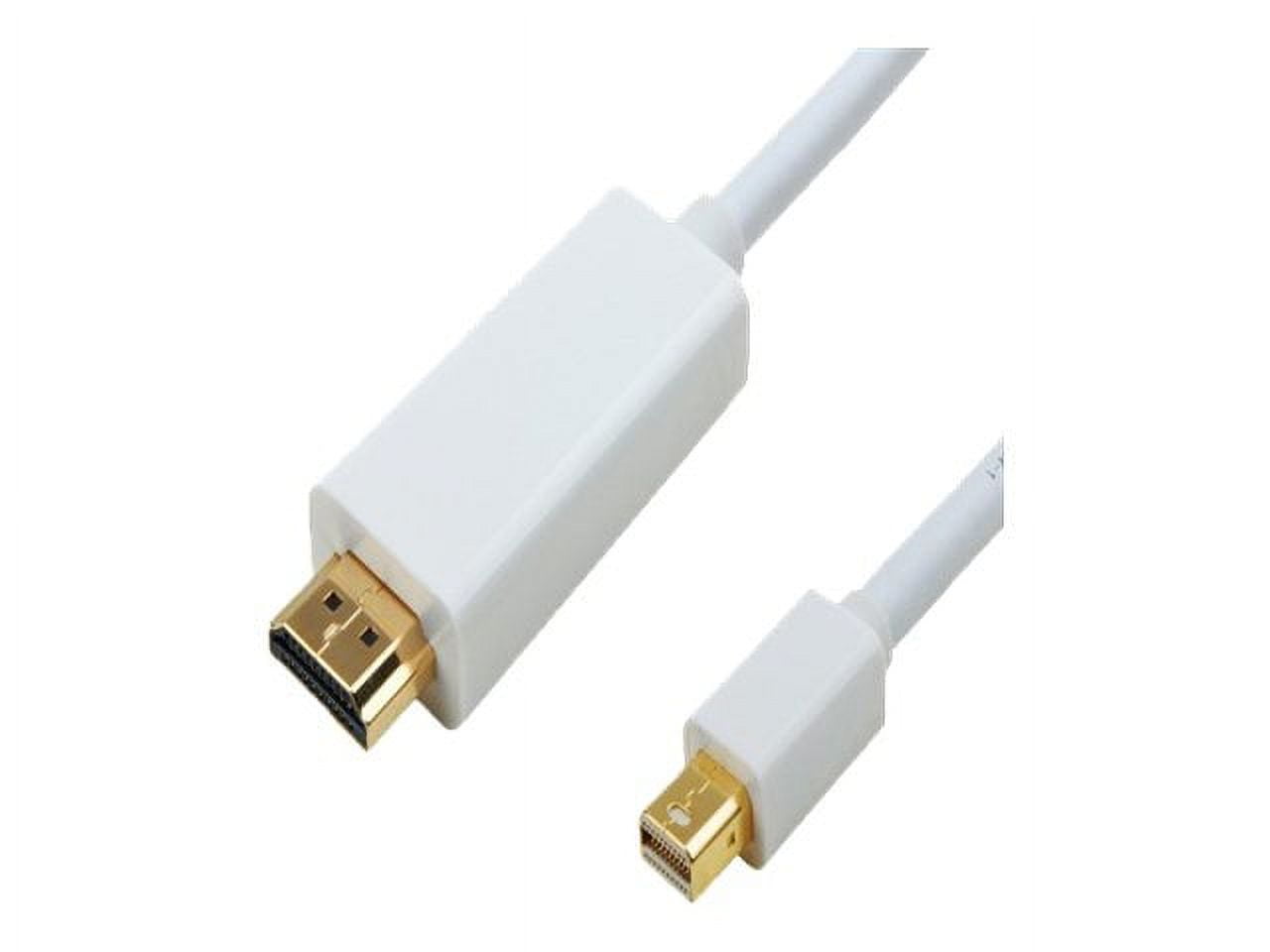 4XEM 4XMDPHDMI15 15' Mini DisplayPort Male to HDMI Cable Black ...