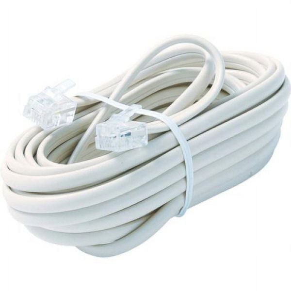 15FT 6-WIRE TELE LINE CORD WHT PREMIUM RETAIL BLISTER PACK - Walmart.com