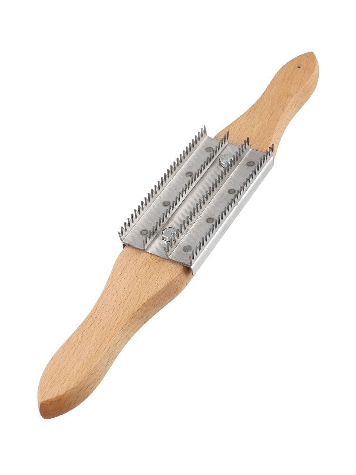 15In Buffer Wheel Rake with Strong Beech Wood Handle Metal Polishing ...