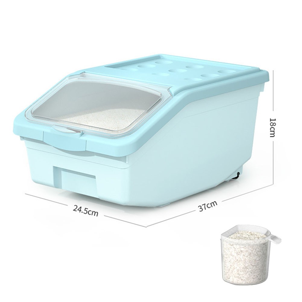 15KG Rice Storage Box Rice Dispenser Rice Container Grain Storage Jar ...
