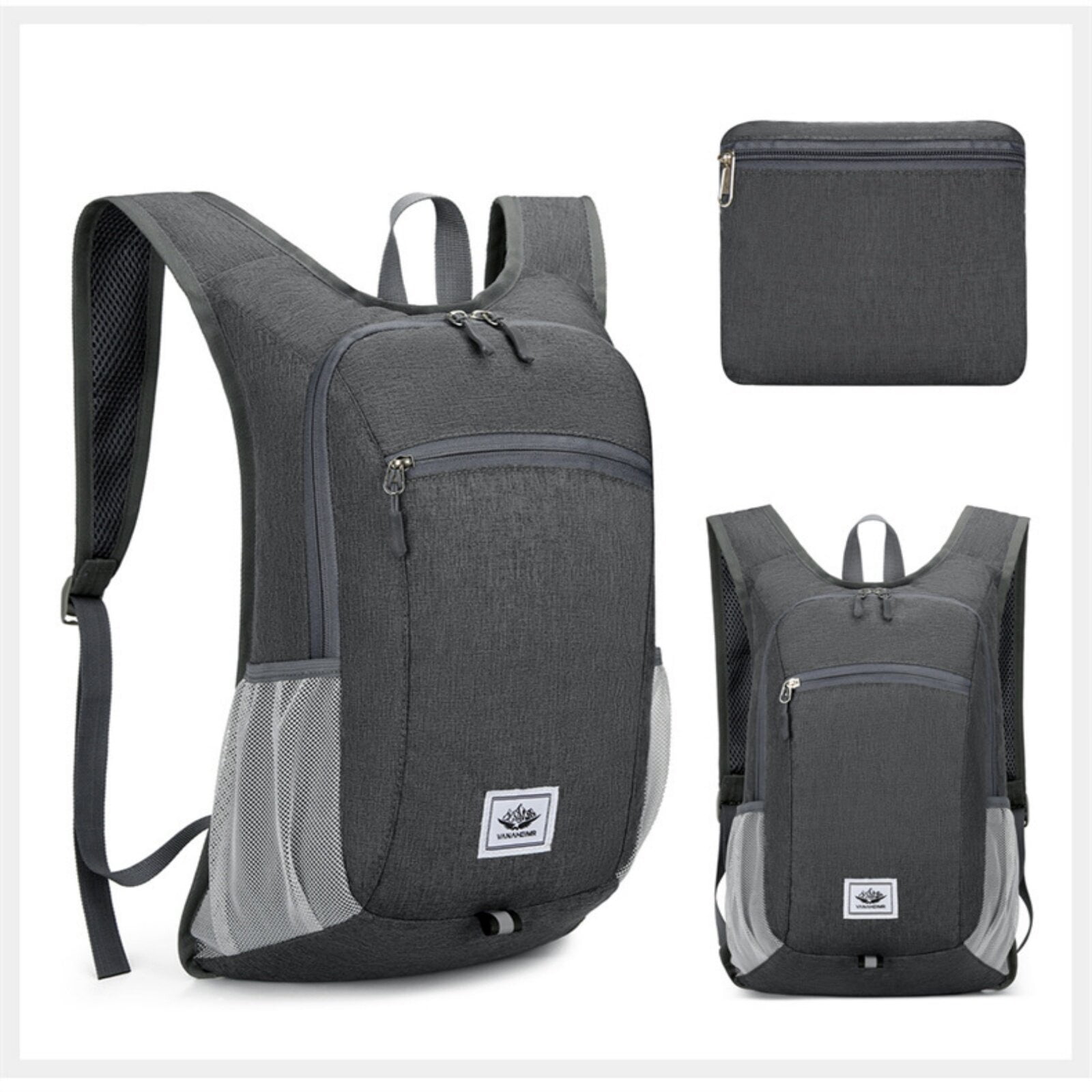 15L Lightweight Hiking Backpack Foldable Small Travel Backpack Packable ...