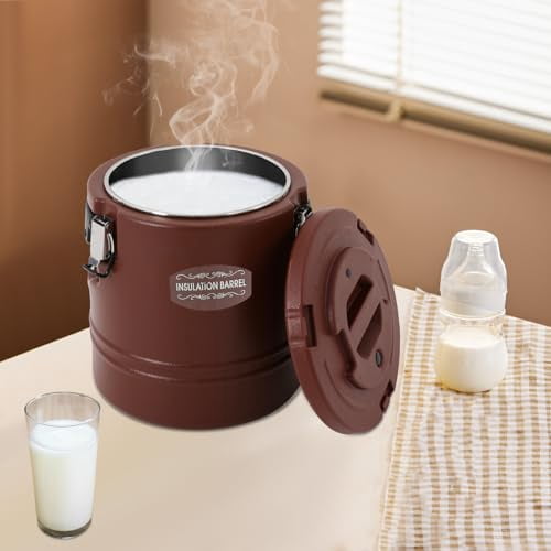 15L Portable Commercial Food Warmer, Insulated Bucket, Insulated Soup ...