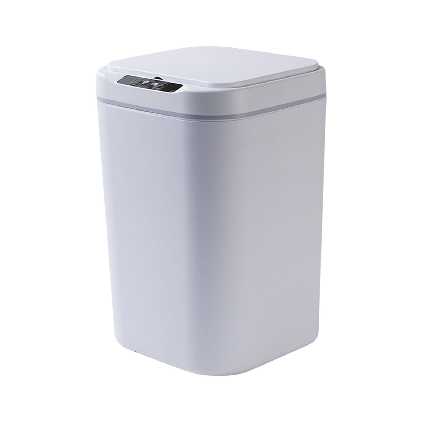 15L Touch-free Trash Cans Smart Knock Induction Trash Bin Automatic ...