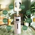 15L Ultrasonic Tower Humidifier, 600ml/h Mist Output, 24-Hour Runtime ...