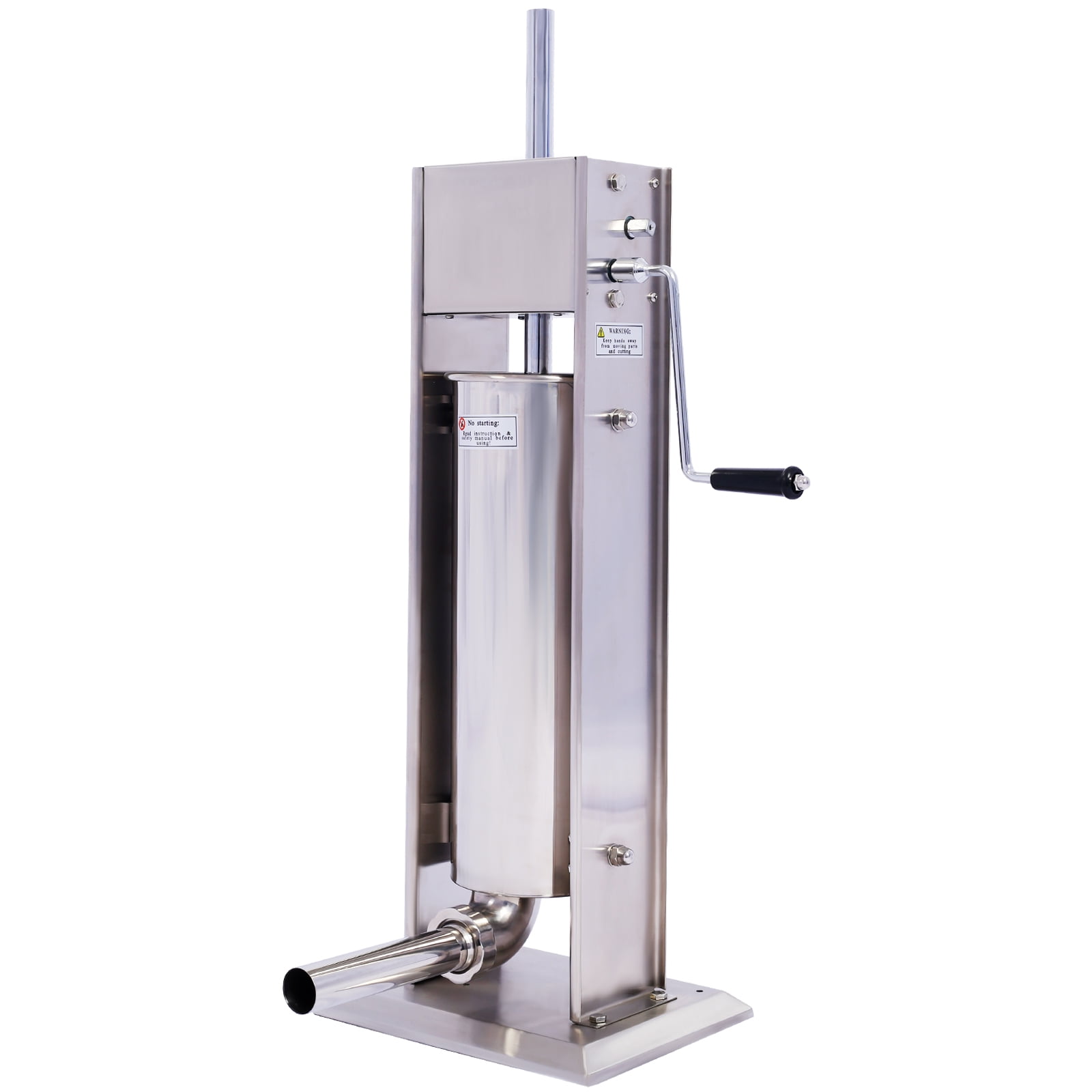 15LB/7L Vertical Stainless Steel Sausage Stuffer Maker, Dual Speed ...