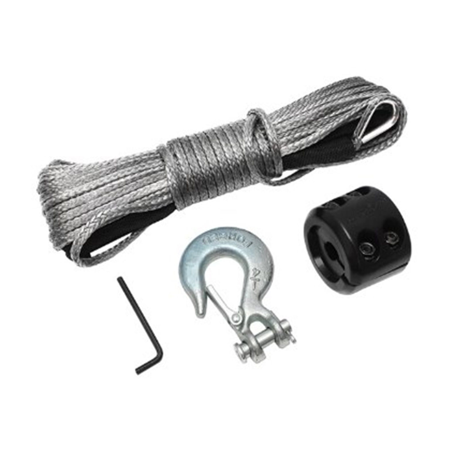 15M 10000LBS Synthetic Winch Rope,Line Recovery Cable For Off Road 4WD ...