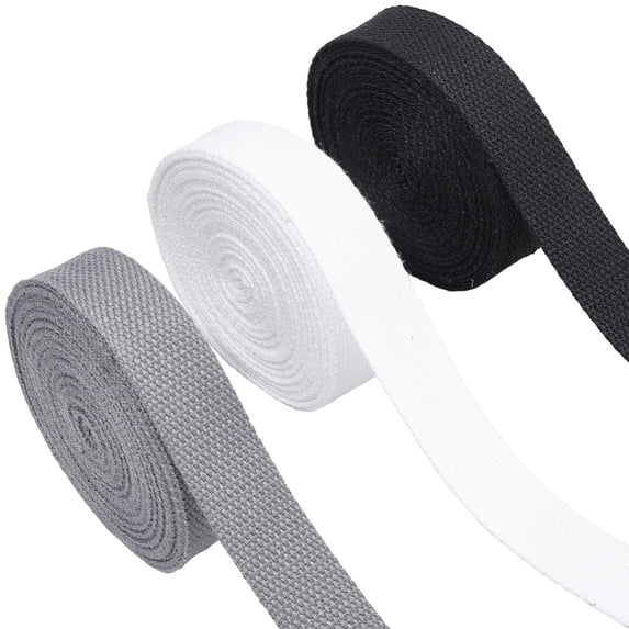 15M 3 Colors Polycotton Ribbons Webbing Strap for Bag Handles ...