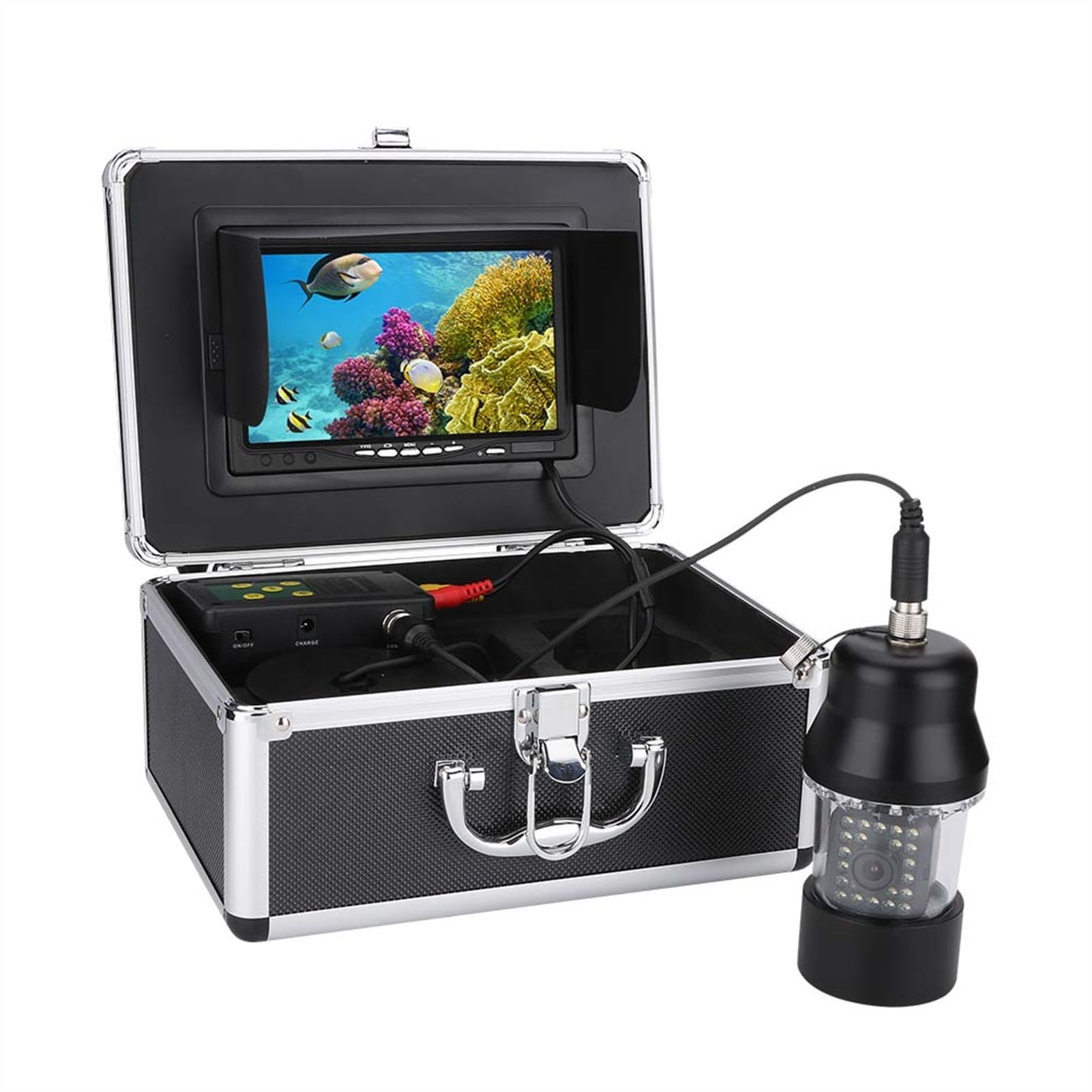 15M 30M Underwater Fishing Video Camera Fish Finder 7 Inch DVR Video ...
