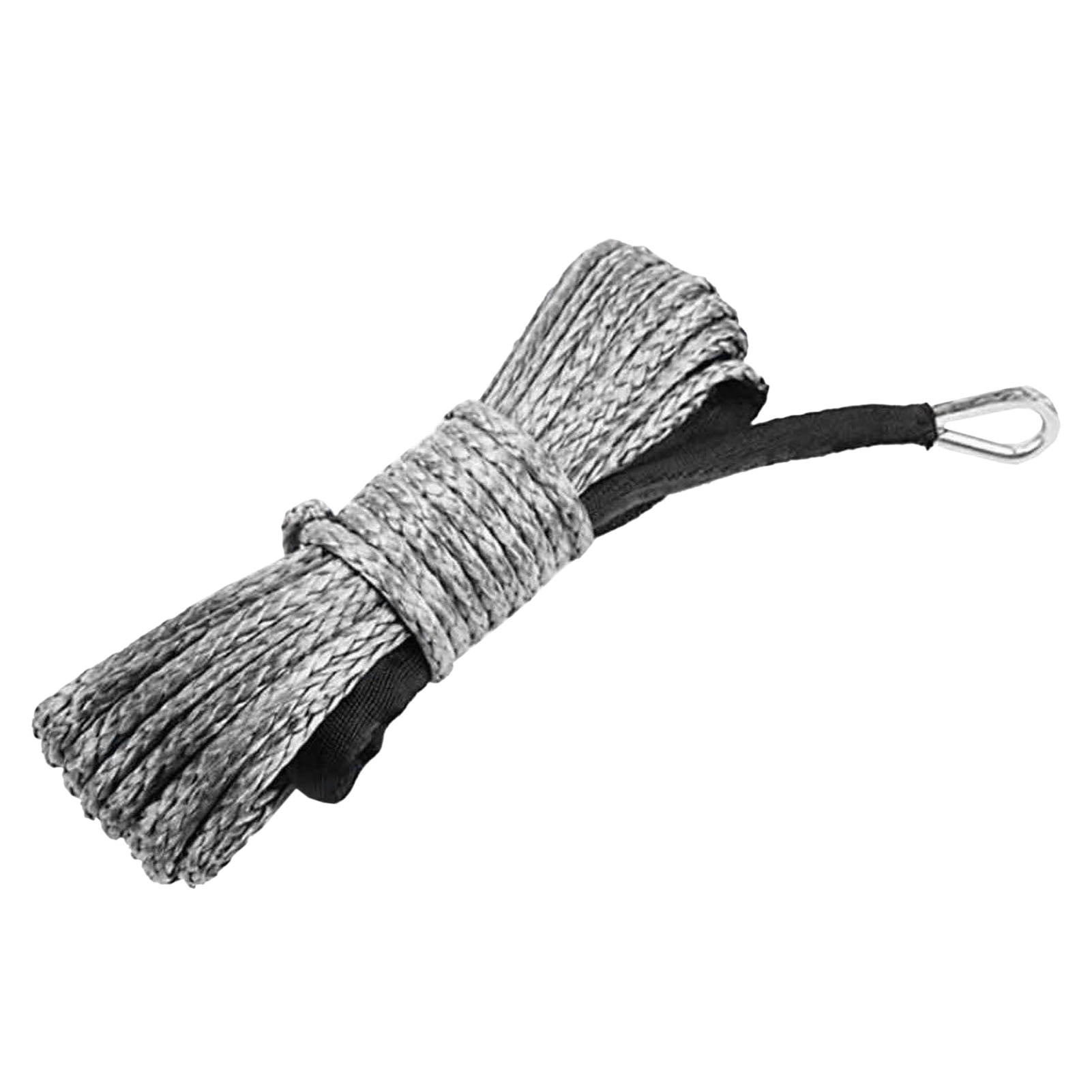 15M 6mm Winch Rope Trailer String Line Cable Synthetic Towing Rope With ...