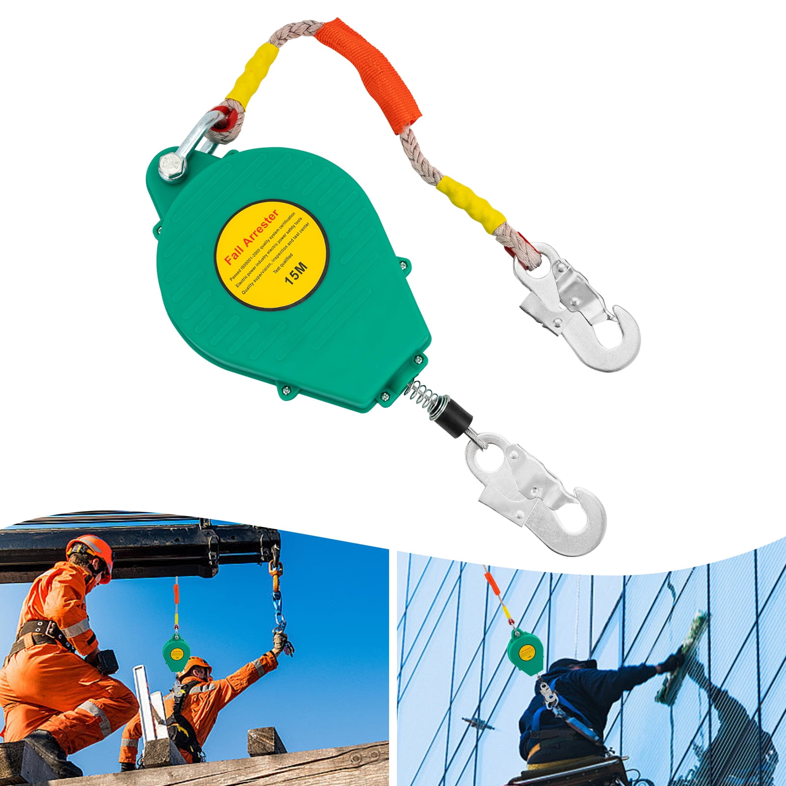 15M Fall Arrester Safety Fall Arrester, Self-Retracting Lifeline, Anti ...