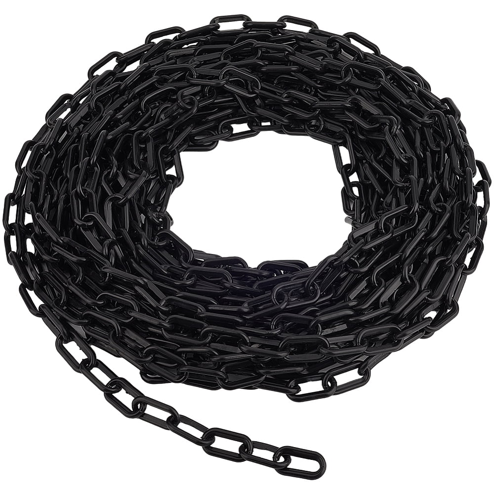 15M Plastic Cable Chains without Spool/Card Paper Black 36x19x5mm ...