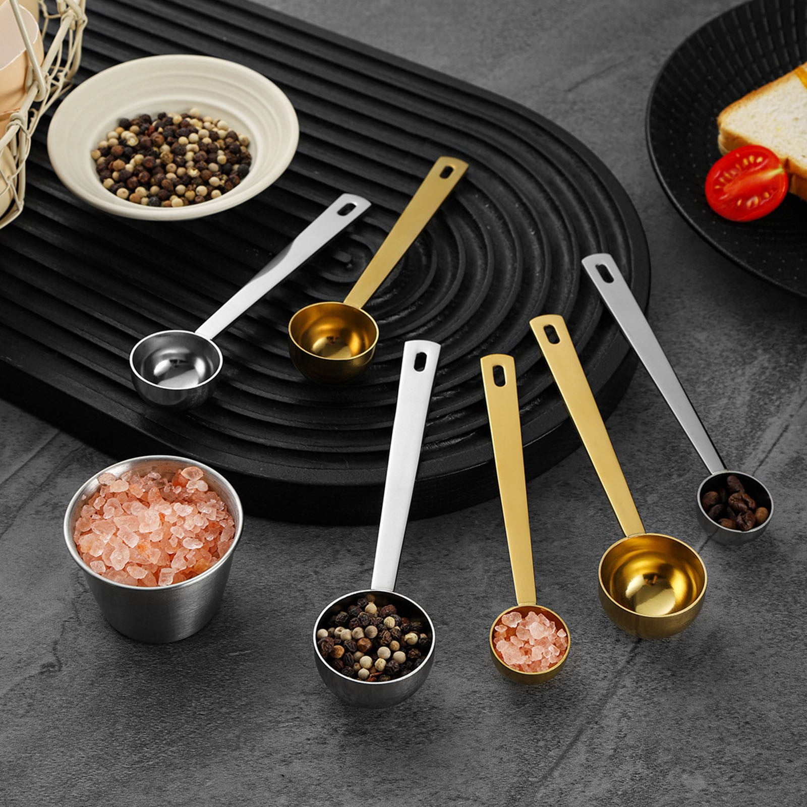 15ML304 stainless steel measuring spoon,Family dinner table arrangement ...