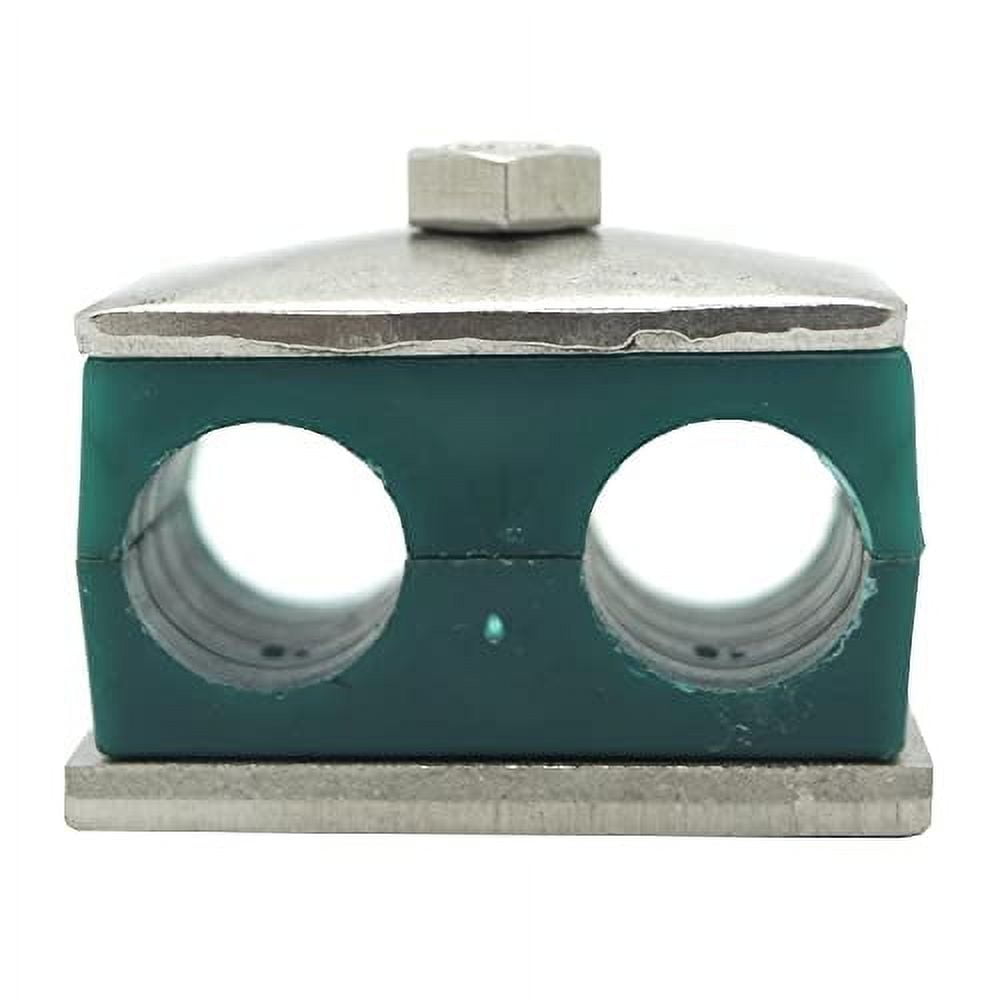 15MM Twin Series Clamp, Polypropylene with Stainless Steel 316 Plated ...