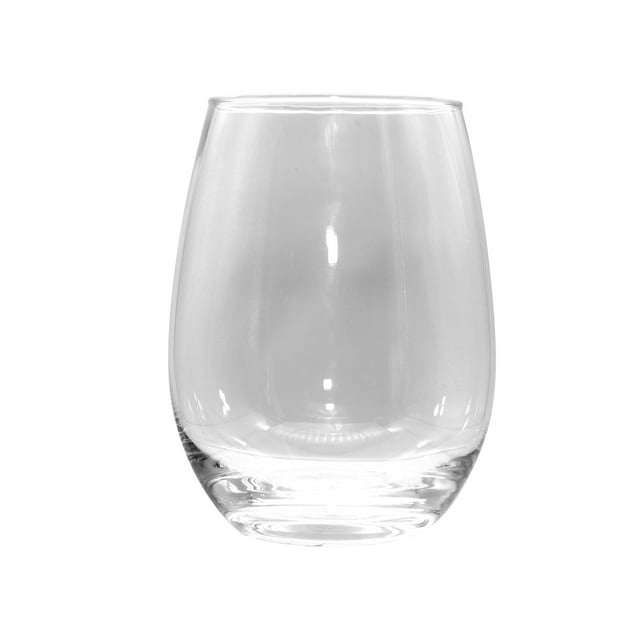 15OZ GLSS Stemless WINE GLASS PRIMARY - Walmart.com
