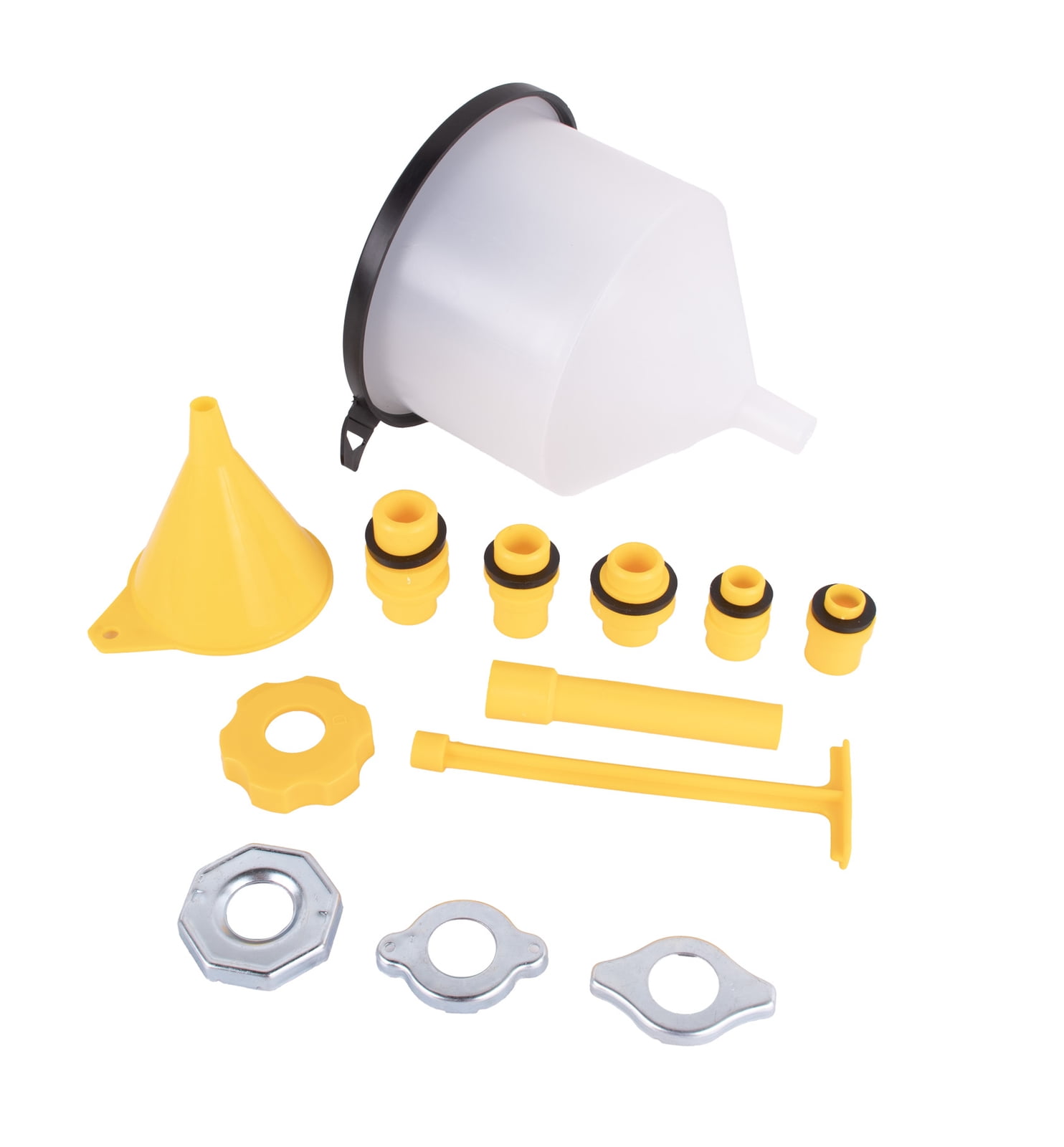 15PC Car Radiator Coolant Filling Funnel Kit No-Spill Spill Proof ...