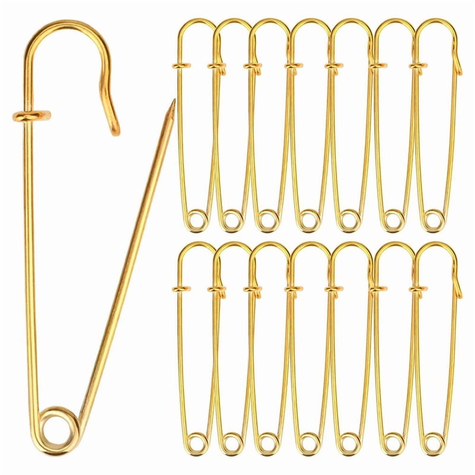 15PCS 4 Inch Extra-Large Safety Pins Large Safety Pins Large Safety ...