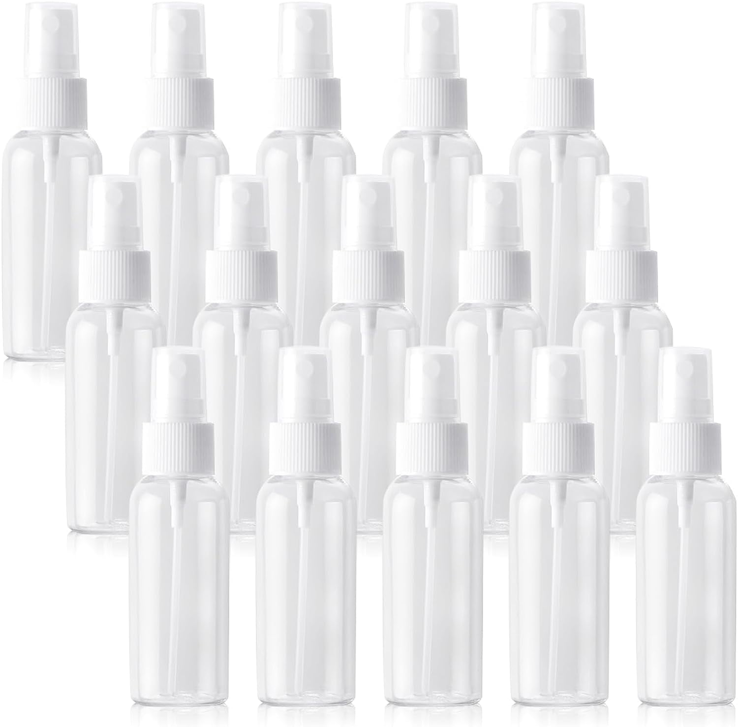 15PCS 50ML Fine Mist Mini Spray Bottles Plastic Pump Spray Cap ...