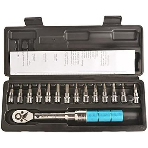 15PCS Bike Torque Wrench Set, Bike Repair Tool Kits for Bicycle Repair ...