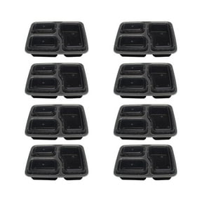 Caperci 3 Pack Snackle Box Container -1300ml Lunchable Containers with ...