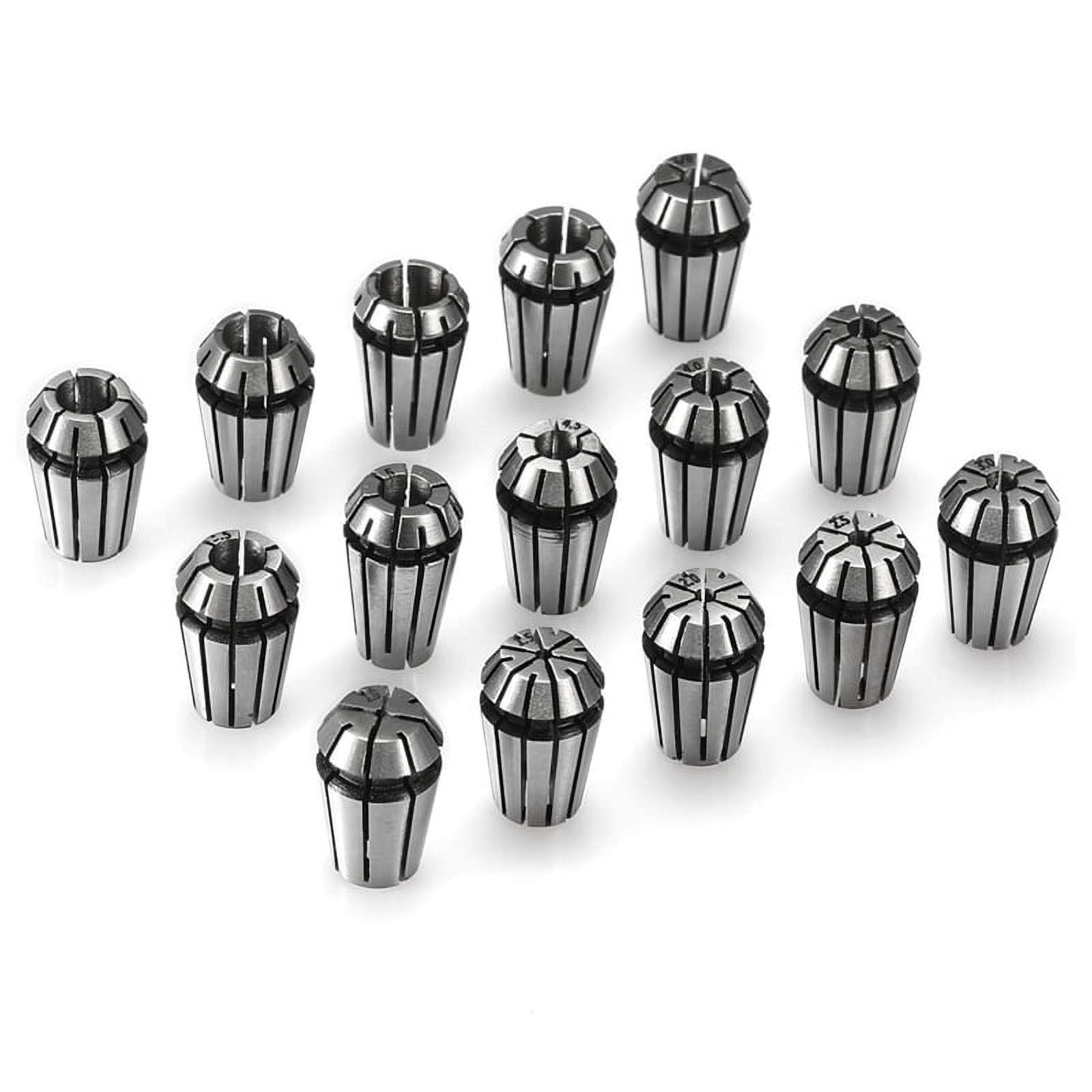 15PCS ER11 Spring Collet Set for CNC Engraving Milling Lathe Chuck Tool ...