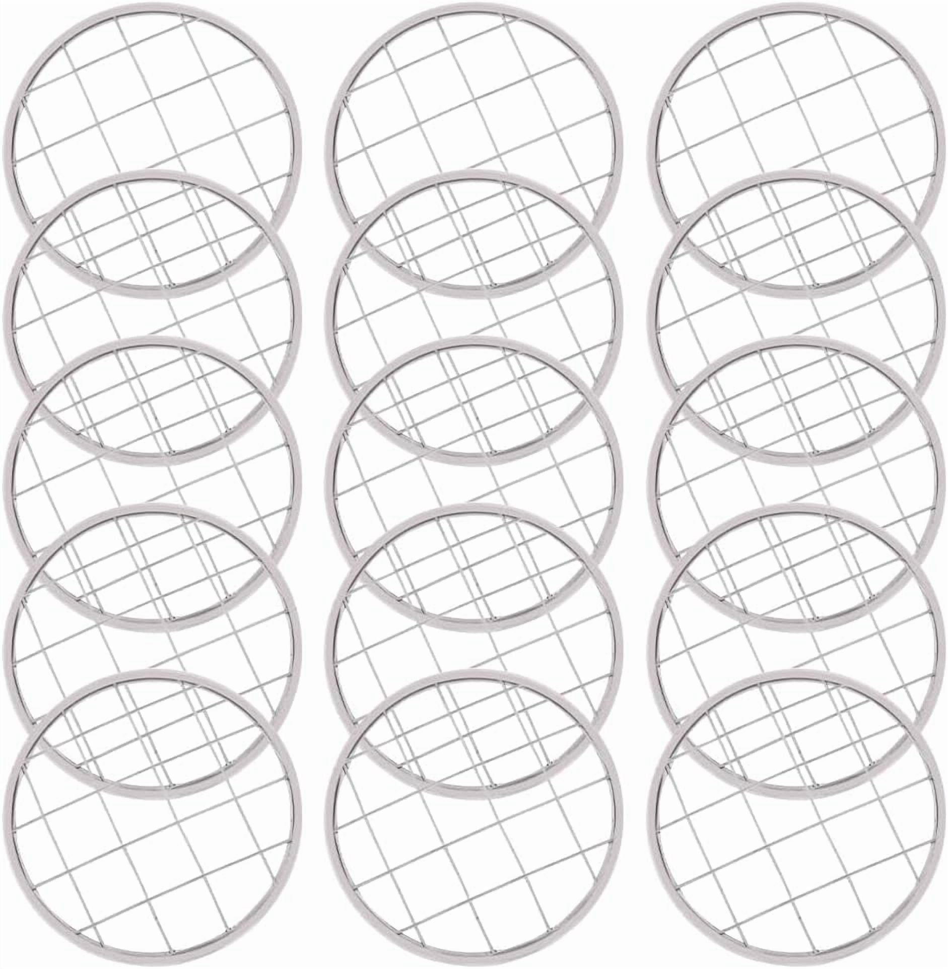 15PCS Flower Frog Lids Mason Jar Holder Lid Insert Flower Glass Bottle ...