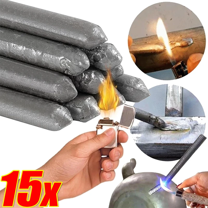 15PCS Low Temperature Easy Melt Welding Rods for Copper Iron Stainless ...