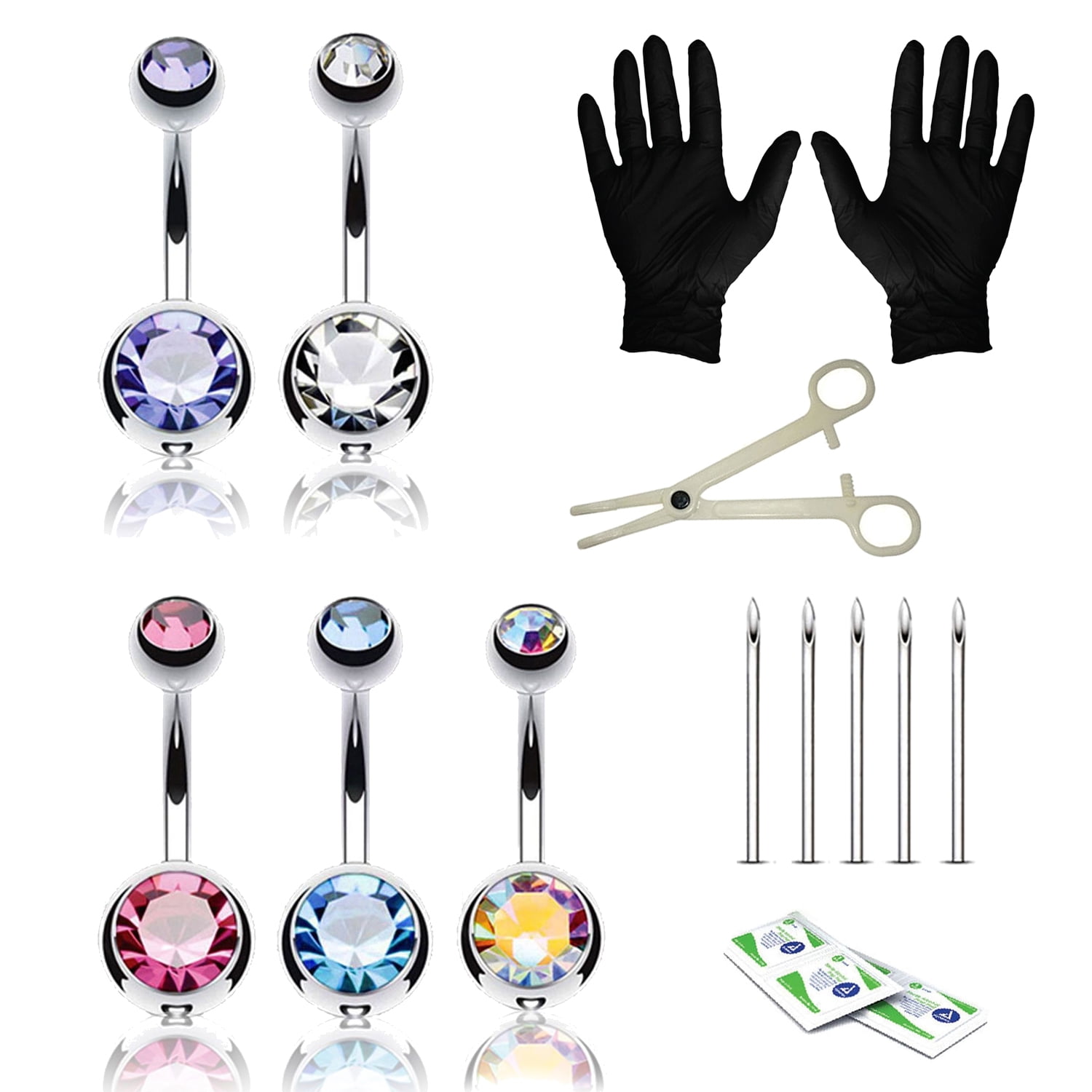 Navel Piercing Jewelry Types