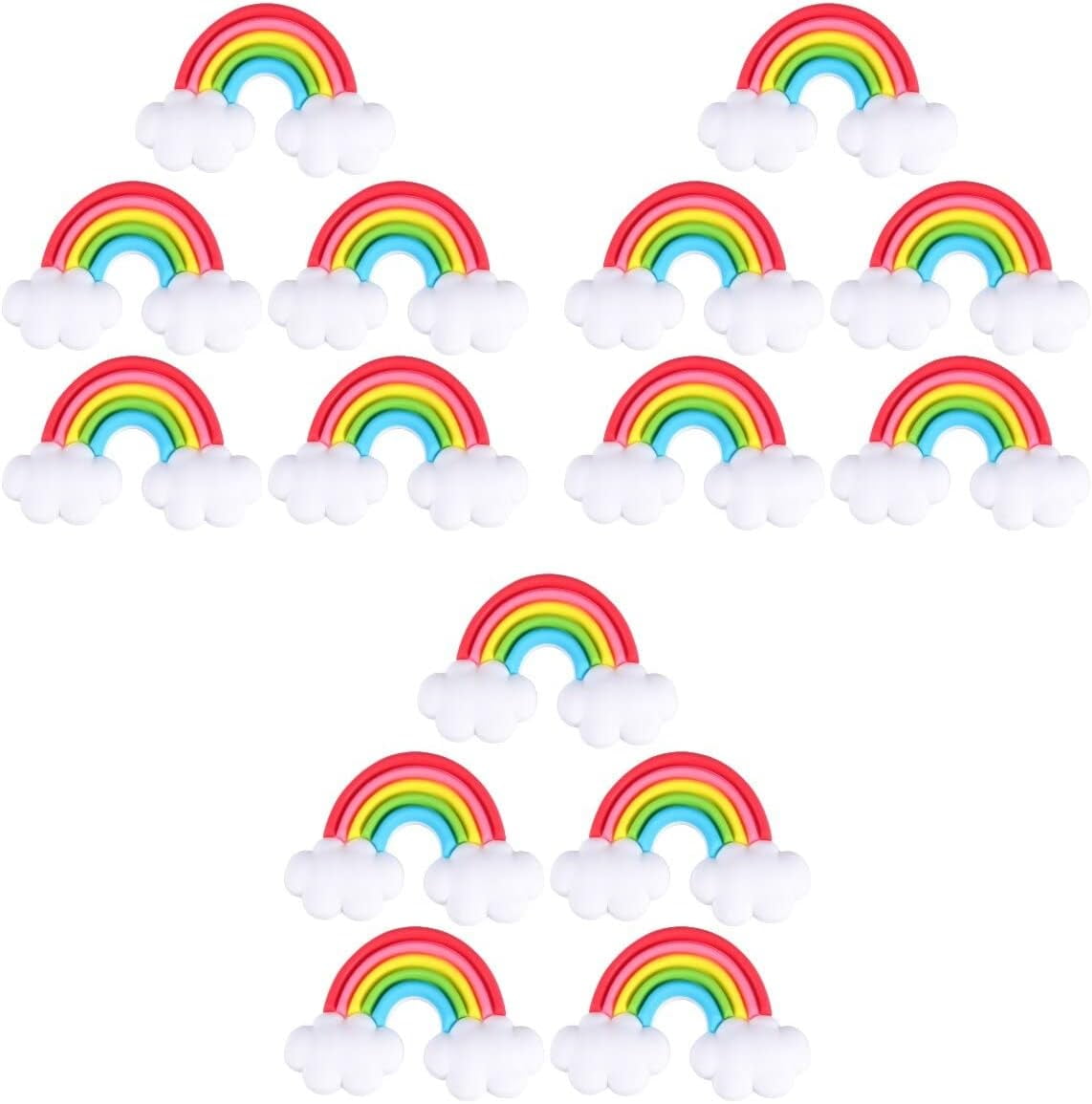 15PCS Rainbow Refrigerator Magnets Cloud Rainbow Magnetic Stickers for ...