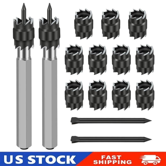 15PCS Rotary Spot Weld Cutter Set Double Sided,3/8" Spot Weld Remover ...