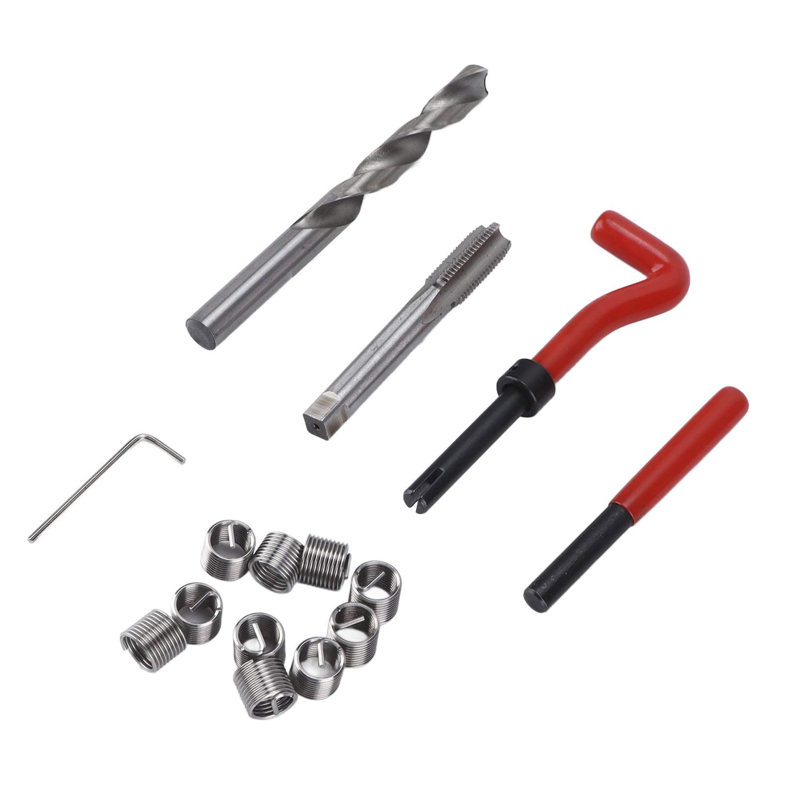 15PCS Screw Thread Repair Kit M12x1.5x16.3mm 3 Lengths Metal Portable ...