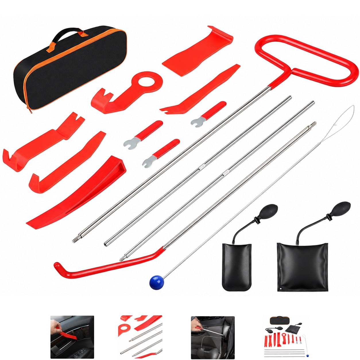 15PCS Stainless Steel Repair Tool Kit for Cars, Vehicle Maintenance ...