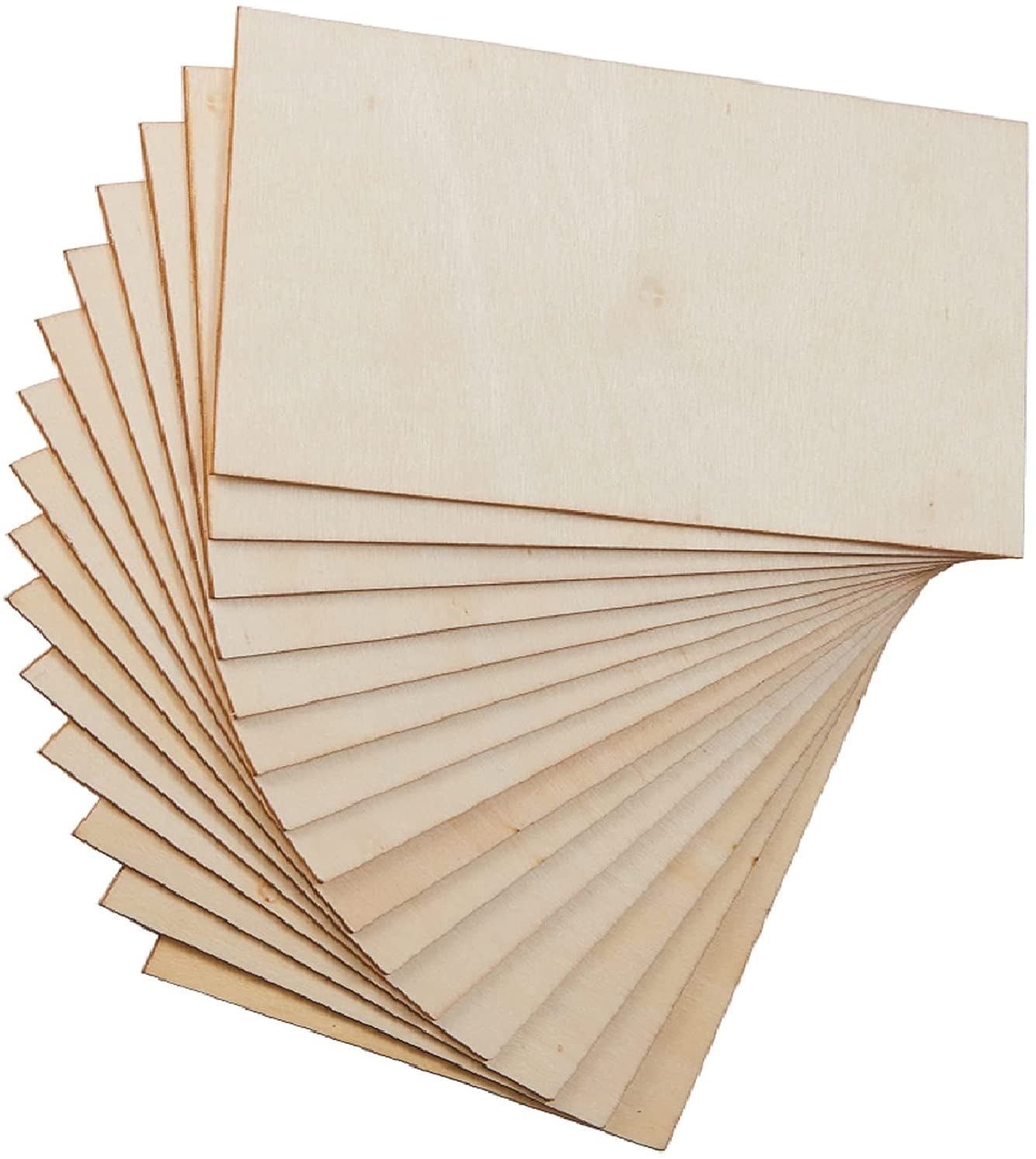 15Pack Balsa Wood Sheets Basswood Thin Wood Sheets Hobby Wood for House ...
