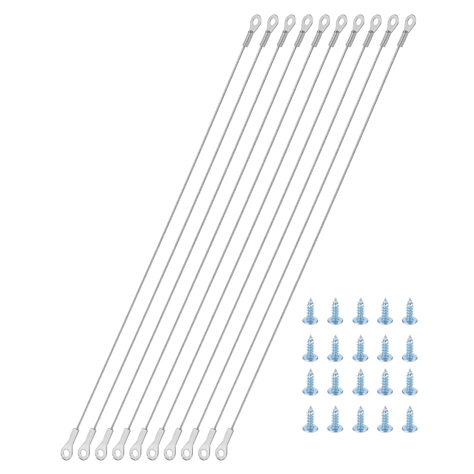 15Pack Cabinet Door Restraint, 12" x 0.06" Hinge Limiter with Screws ...