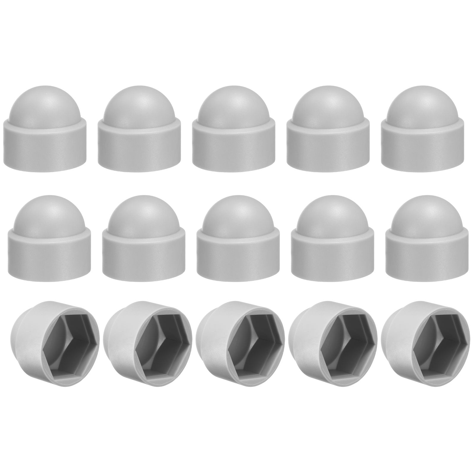 15Pack Hex Nut Cover, M16x23x27mm Plastic Dome Nut Protection Cap Hex ...
