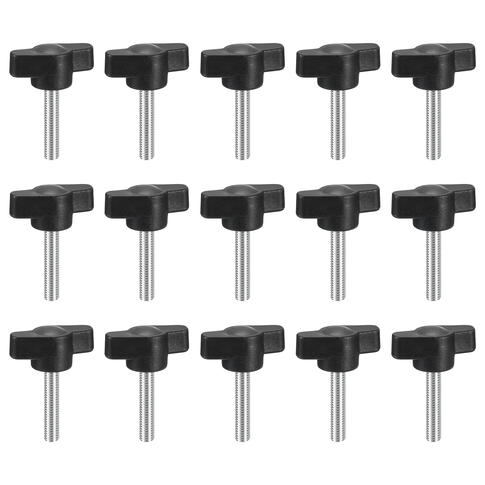 15Pack Metric Carbon Steel Clamping Screw Knob T Shaped Thumb Screws M5 ...