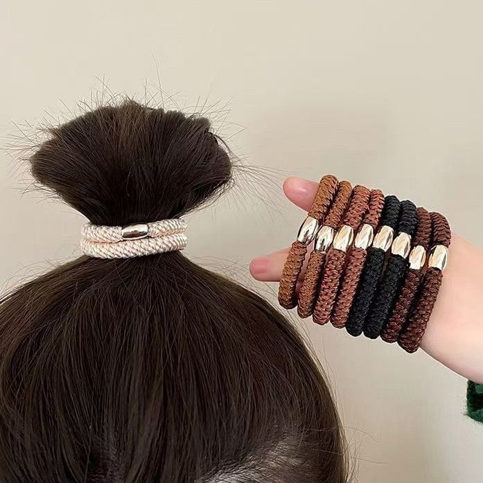 15Pack Pony Pearl Hair Ties - Ponytail Holders - No Damage Hair ...