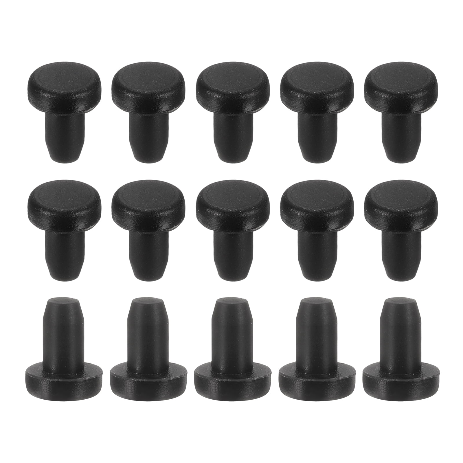 15Pack Silicone Hole Plug, Waterproof Solid T-Shaped Rubber Stoppers ...