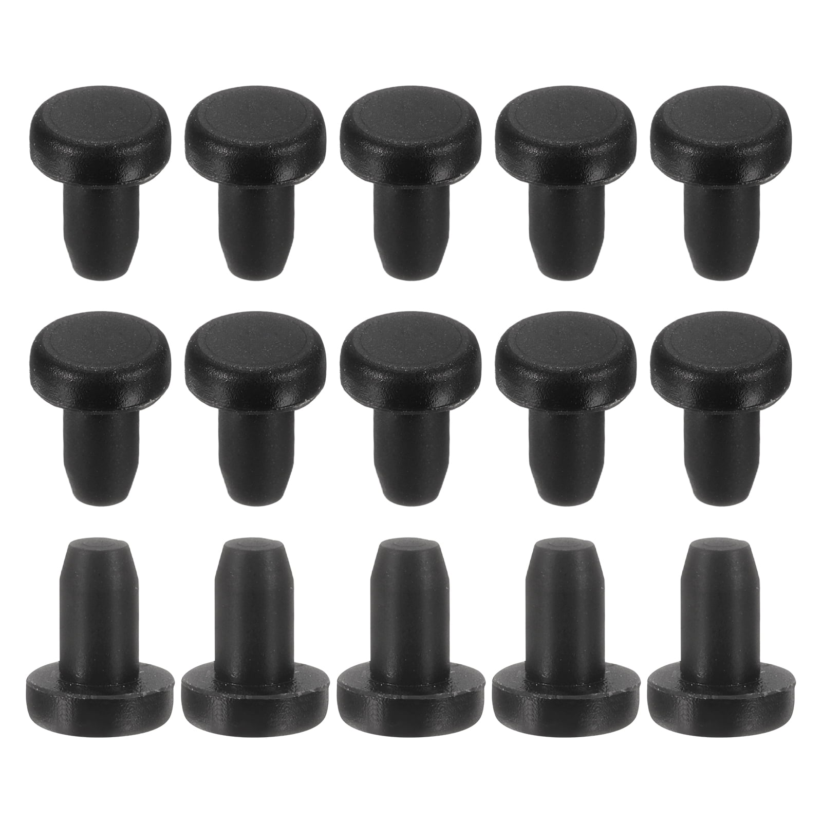 15Pack Silicone Hole Plug, Waterproof Solid T-Shaped Rubber Stoppers ...