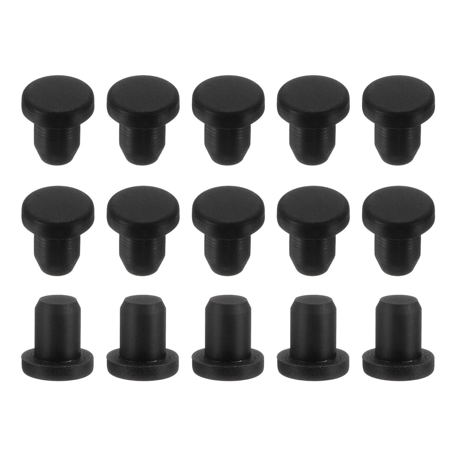 15Pack Silicone Hole Plug, Waterproof Solid T-Shaped Rubber Stoppers ...