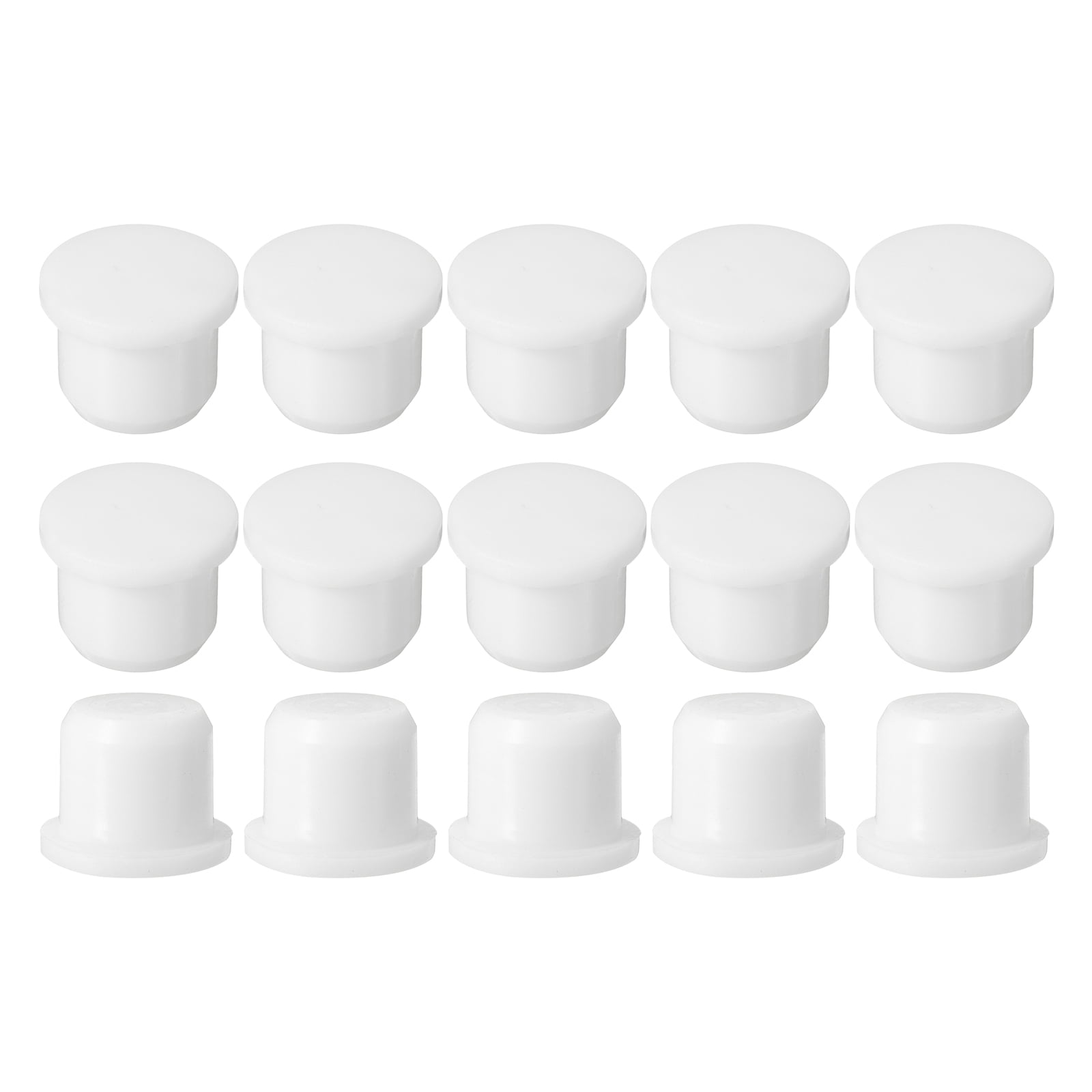 15Pack Silicone Hole Plug, Waterproof Solid T-Shaped Rubber Stoppers ...