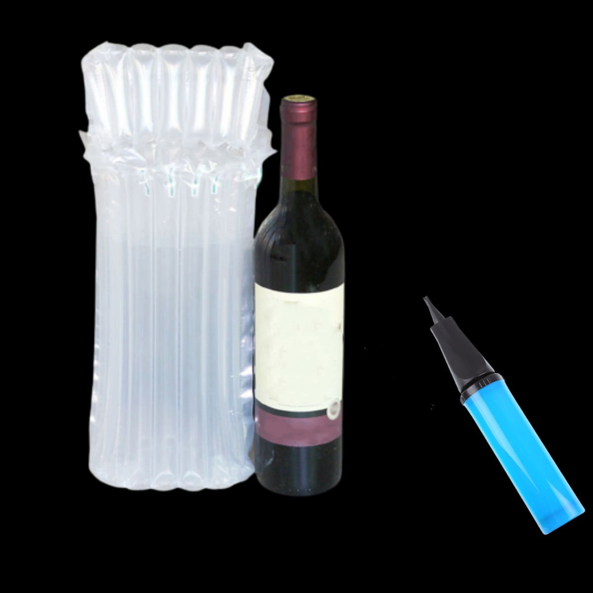 15Pack Wine Bottle Travel Protector Bags Inflatable Bubble Cushion Wrap ...