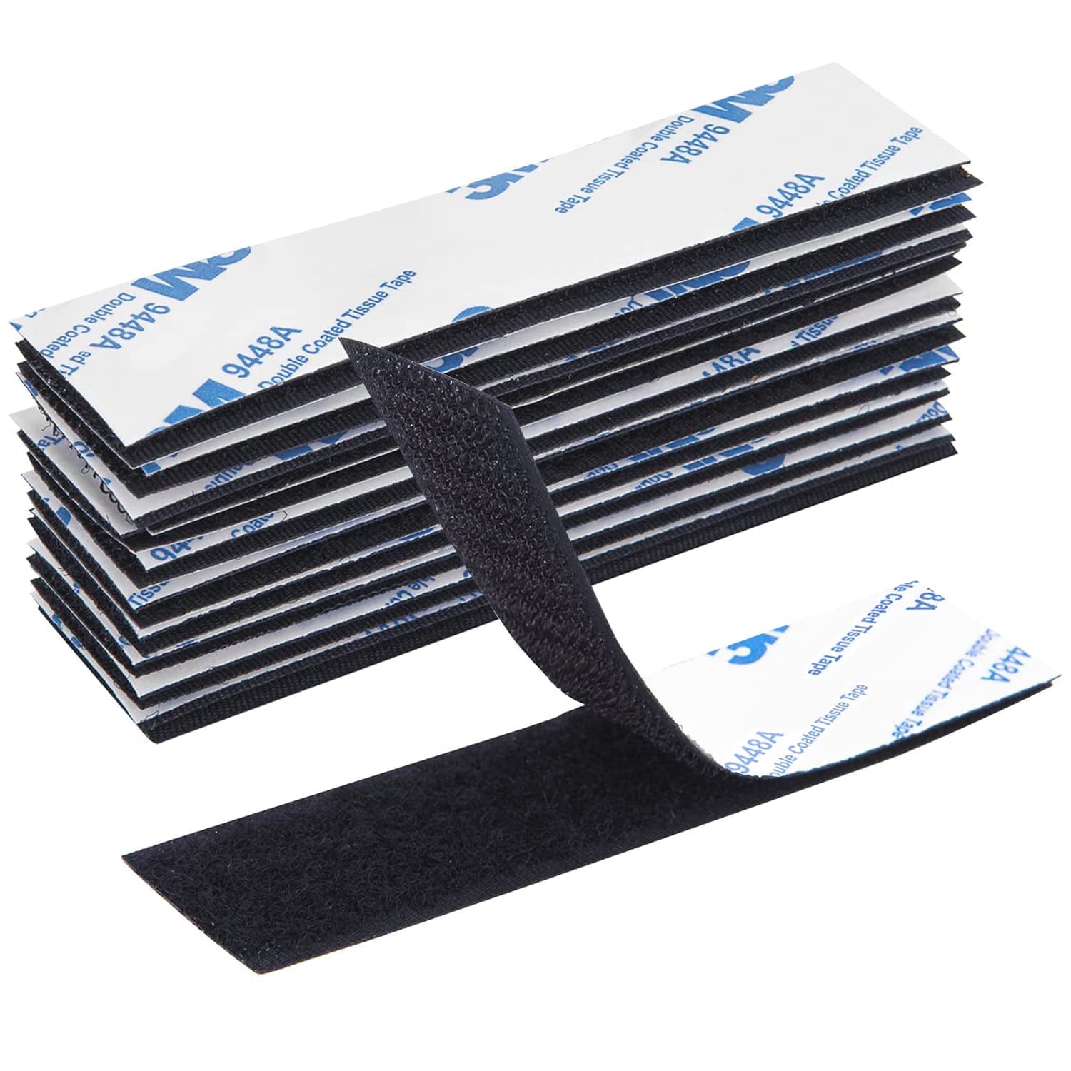 15Pairs Upgrade Hook Loop Strips with Adhesive,Industrial Heavy Duty ...