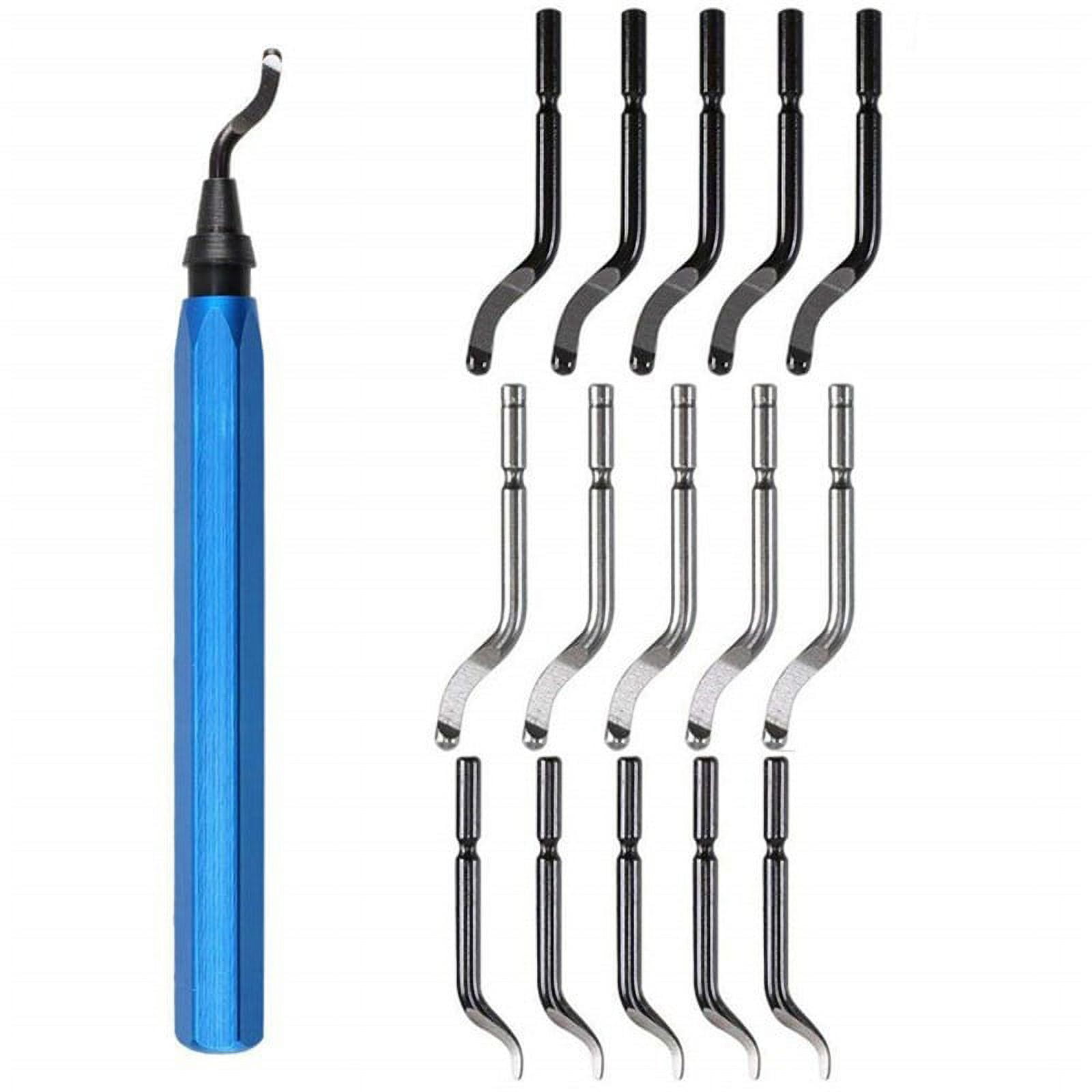 15Pc Rotary Deburr Blades Set Metal Deburring Tool Kit for Wood Copper ...