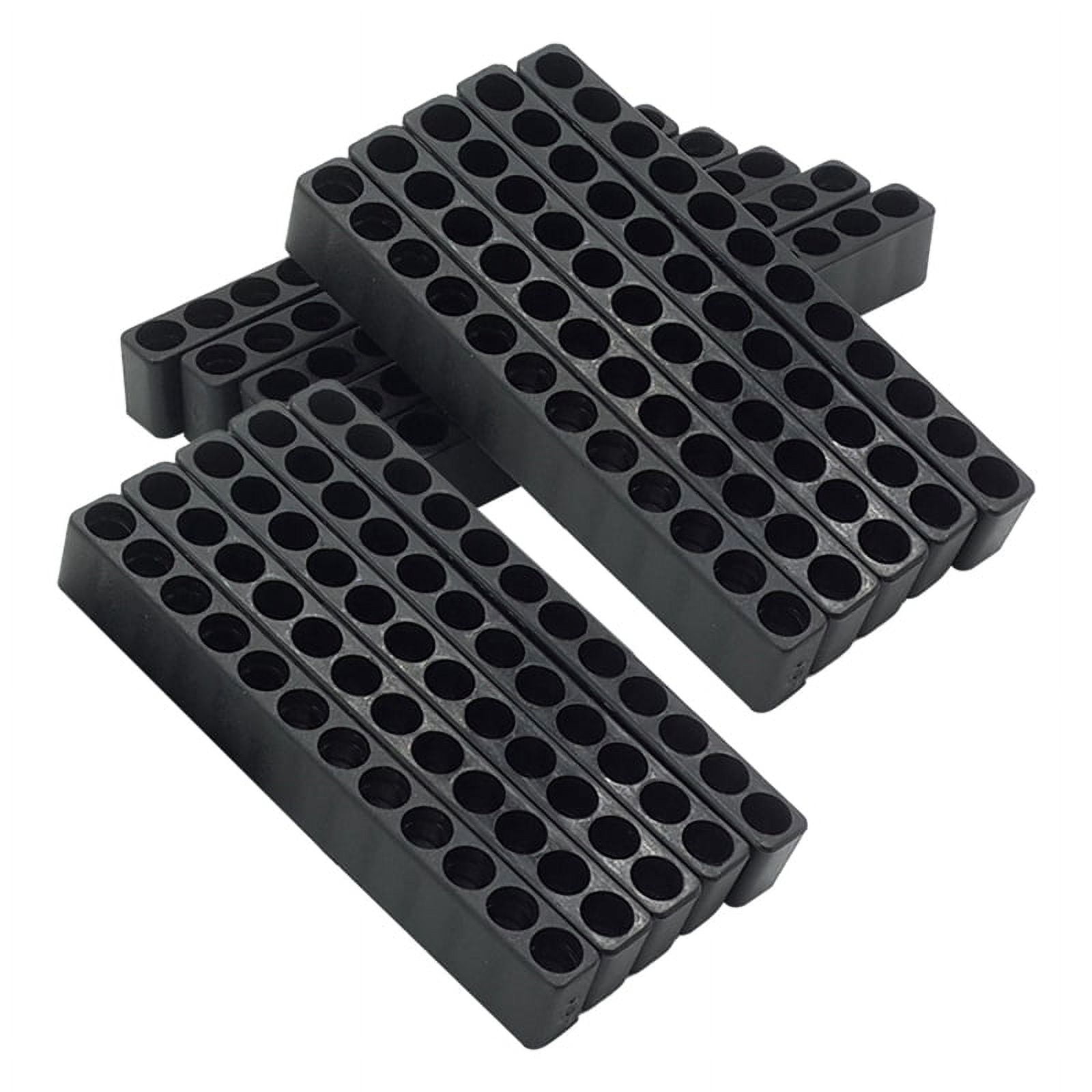 15Pcs 12 Holes Hex Shank Screwdriver Bit Holder Plastic Head Storage ...
