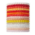 15Pcs 15 Styles Faceted Rondelle Glass Beaded Stretch Bracelet Sets ...