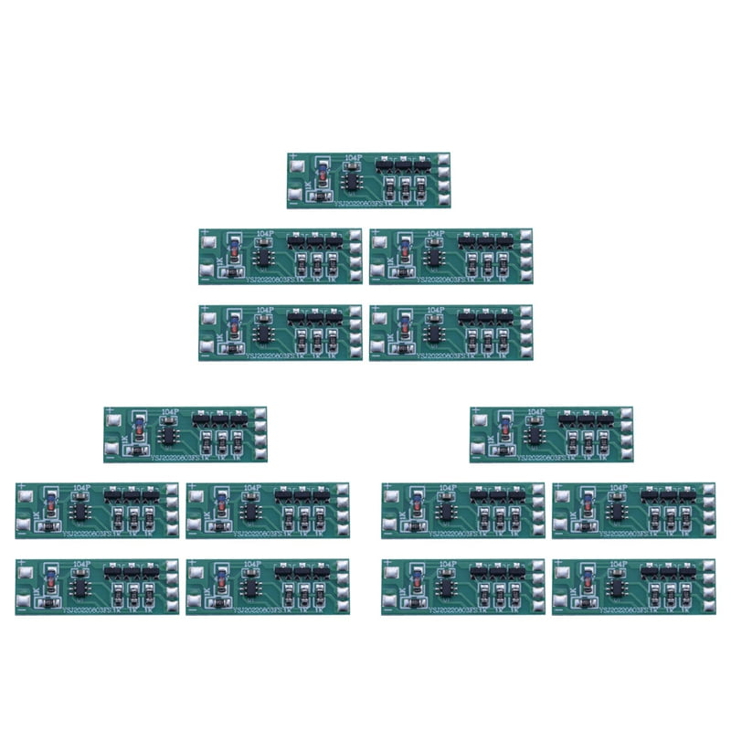 15Pcs 3-12V Flashing LED Light Module Red Blue Pair Flashing for Car ...